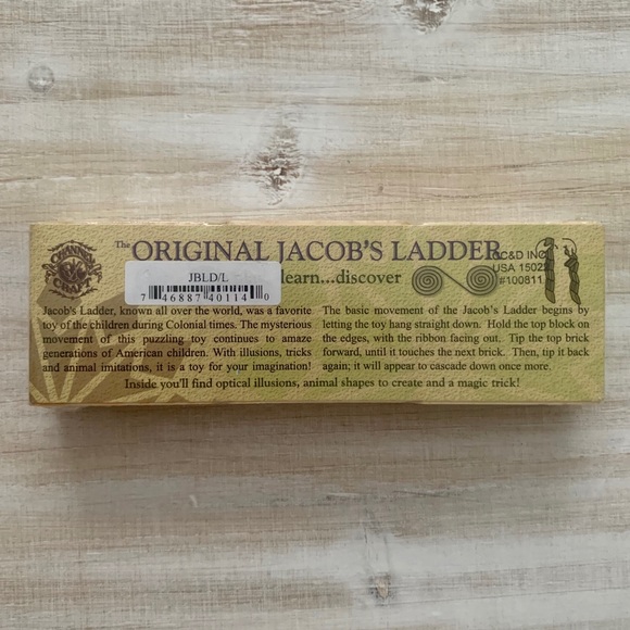 CC&D Inc. | Toys | The Original Jacobs Ladder Wooden Puzzle Toy Rainbow ...